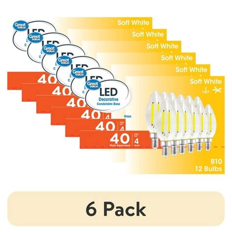 40w Type B E12 Candelabra Base Bulb