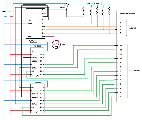 Midi Keyboard Code For Matrix Programming Arduino Forum