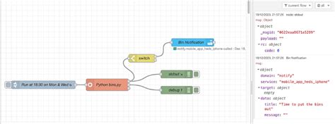 Node Red Ha Call Service Node How To Only Send A Message When It Is