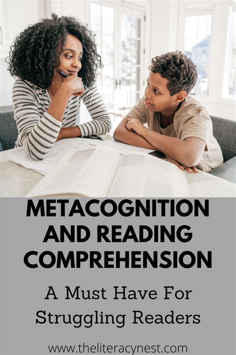 Metacognition And Comprehension Strategies Critical For Struggling Readers The Literacy Nest