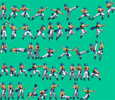Gogeta Blue Spritesheet By Armandojc3 On Deviantart