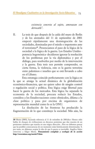 El Paradigma Cualitativo