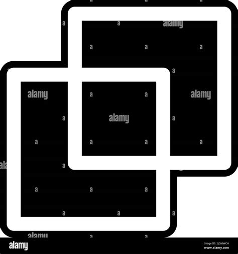 User Interface Overlapping Icon Stock Vector Image And Art Alamy