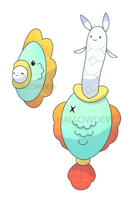 Mermaid Pokemon By Hallowdew On Deviantart New Pokemon Pokemon Art