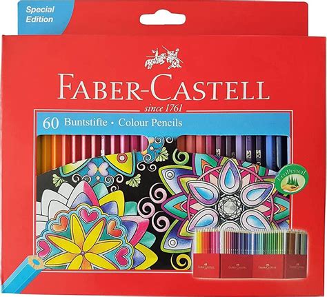Faber Castell Classic Colour Coloured Pencils 60 Pack • Pris