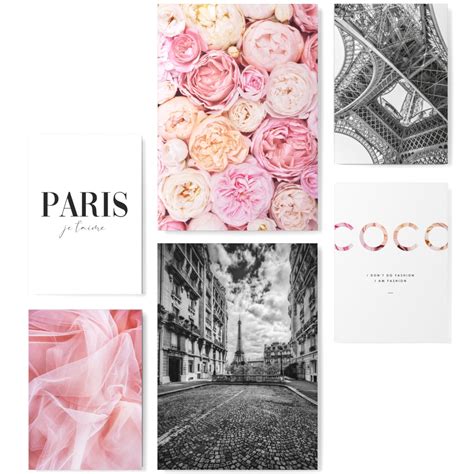 Mood Poster Set Coco Paris Papierschmiede