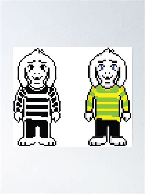 Asriel Undertale Poster For Sale By Spamton Funny Redbubble
