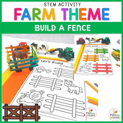 Farm Build A Fence Stem Activity