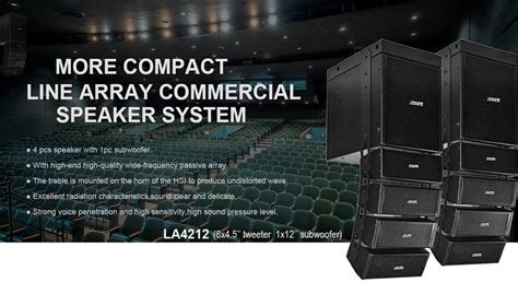 Line Array Speakers In Auditoriums And Lecture Halls Guangzhou DSPPA Audio Co Ltd