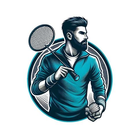 Download Ai Generated Man Badminton Royalty Free Stock Illustration Image Pixabay