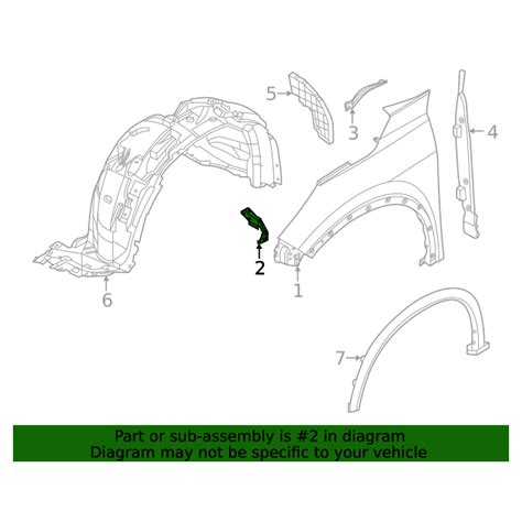 New Genuine Nissan Finish Fend Rh F41c16rrma F41c1 6rrma Oe Walmart