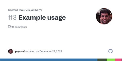 example usage · issue 3 · howard hou visualrwkv · github