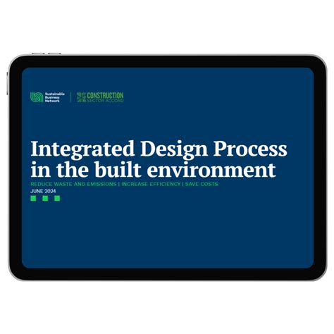 Integrated Design Process In The Built Environment Sbn