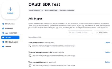 Create A Meeting Sdk App