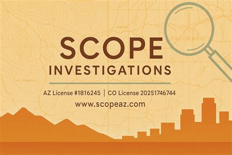Scope Investigations