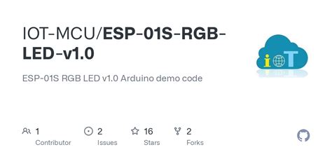 GitHub IOT MCU ESP S RGB LED V ESP S RGB LED V Arduino Demo Code