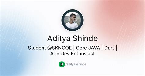 Resume Of Aditya Shinde • Peerlist