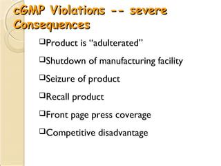 Principles Of Gmp PPT