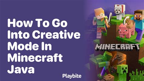 How To Enter Creative Mode In Minecraft Java Playbite