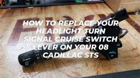 How To Replace A Turn Signal Switch