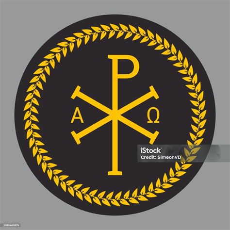 Monogramma Christi Monogram Of Jesus Christ Christian Sacred Chi Rho
