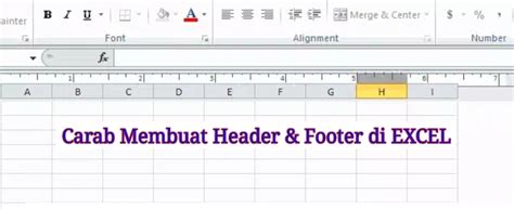 Cara Membuat Halaman Header Dan Footer Di EXCEL Dengan VBA Mukapedia