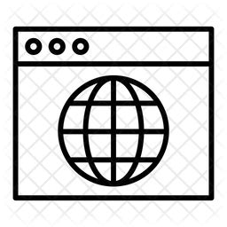 Global Infrastructure Icon Download In Line Style