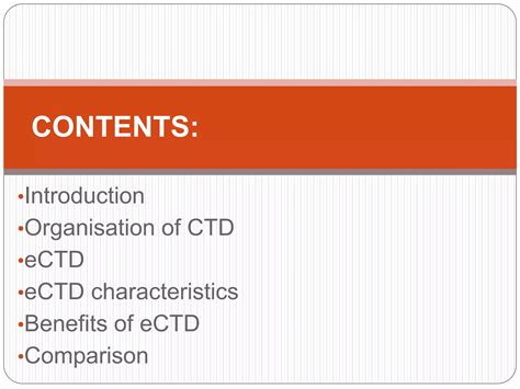 Ctd And Ectd Pptx Desktop Publishing Computer Software And Applications