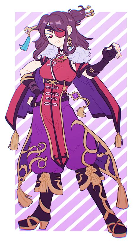 Beidou Genshin Impact Drawn By Moonywitcher Danbooru