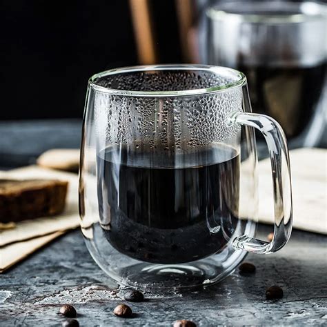 붕규산 유리 수제 이중 벽 유리 커피 머그잔 Buy 커피 머그잔유리 커피 머그잔더블 벽 커피 머그잔 Product On