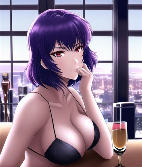 Rule 34 Ai Generated Breasts Cleavage Female Ghost In The Shell Kusanagi Motoko Large Breasts