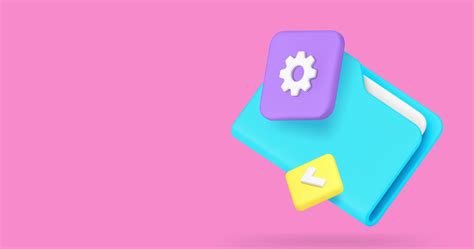 Document Folder Archive Management Data Storage Settings 3d Icon Animation Loop 49215870 Stock