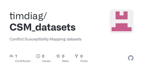 github timdiag csm datasets conflict susceptibility mapping datasets
