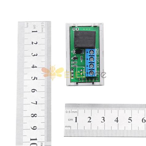 elecbee 5pcs mini 12v 20a digital led dual display timer relay module
