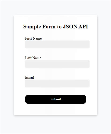 Html Form Post With Headers