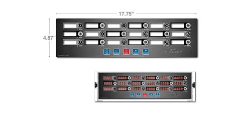 Calculagraph 18 Button Timer Faceplate Decal Alco Products
