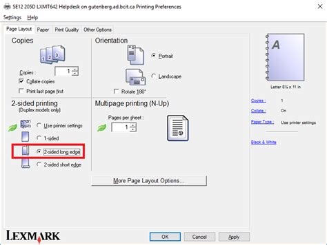 Printing For Faculty And Staff Bcit