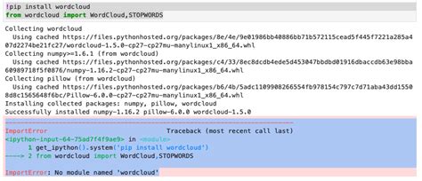 How To Install Wordcloud In Jypyterlab Jupyterlab Jupyter Community