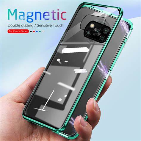 Xiaomi Poco X3 Nfc X3 Pro X6 X7 Pro 2 Sided Tempered Glass Phone Case