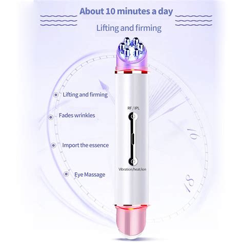 Mini Eye Massager Device Photon Therapy Wrinkles R Vicedeal