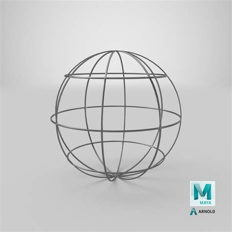 D Wireframe Sphere TurboSquid