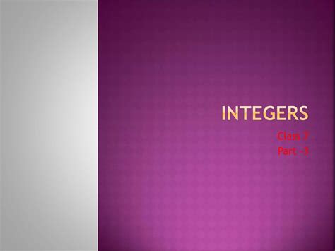 Integerspart3pptx Integerspart3pptx