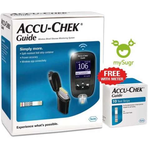Accu Chek Guide Glucometer Bluetooth Black Glucometer Black Price In India Specs Reviews