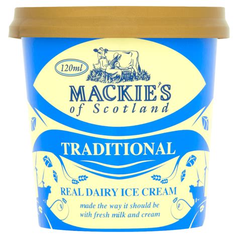 Mackies Of Scotland Traditional Real Dairy Ice Cream 120ml Cannich Stores