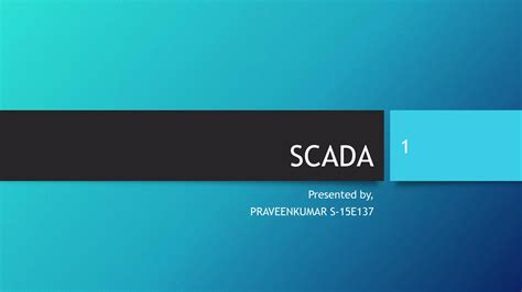 Introduction To Scada Pptx Operating Systems Computer Software