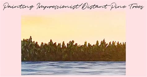 How To Paint Pine Trees In 5 Easy Steps Using 5 Different Brushes Squishing Paint