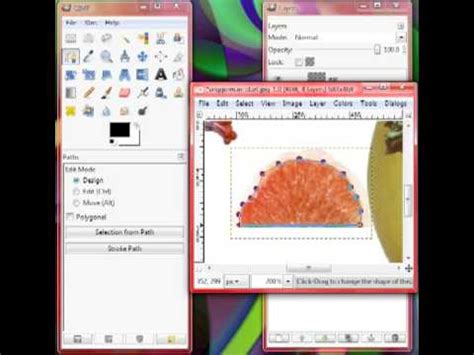 GIMP How To Use The Path Tool YouTube