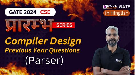 Gate 2024 Cse Compiler Design Previous Year Questions Parser Byju