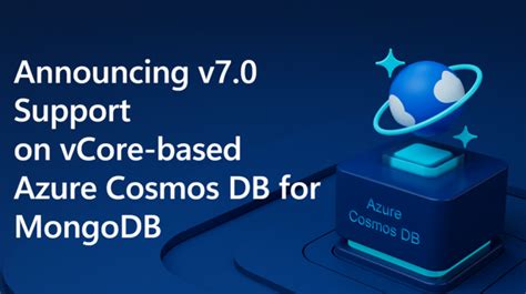 Announcing V Support On VCore Based Azure Cosmos DB For MongoDB Azure Cosmos DB Blog