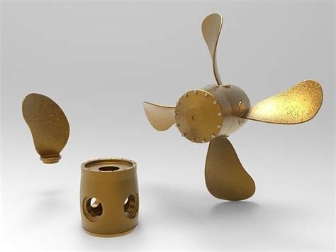 Variable Pitch Propeller Using Solidworks Cpp Free 3d Model Animated Cgtrader